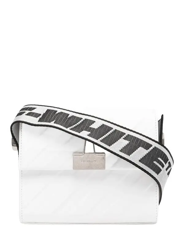 Off-White Binder 18 Shoulder Bag - White Black
