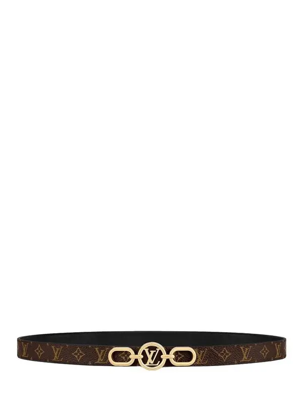 LOUIS VUITTON Circle Prime 20mm Reversible Belt - Brown/black