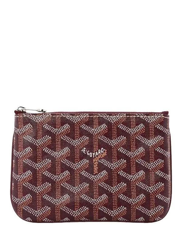 Goyard Senat Mini Pouch - Burgundy