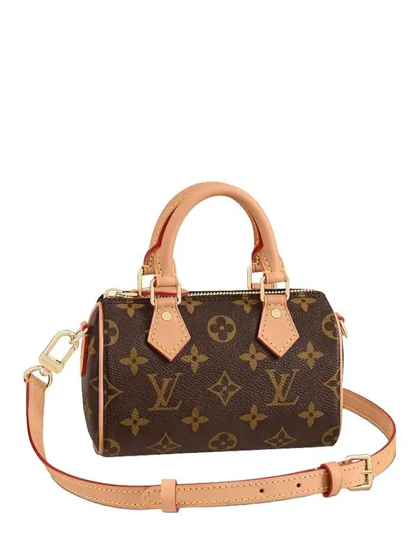 LOUIS VUITTON Nano Speedy Monogram Canvas - Brown