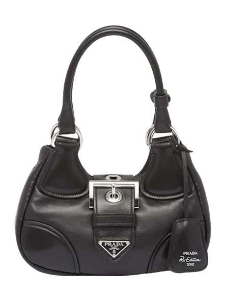 Prada Moon Padded Nappa Leather Bag - Black