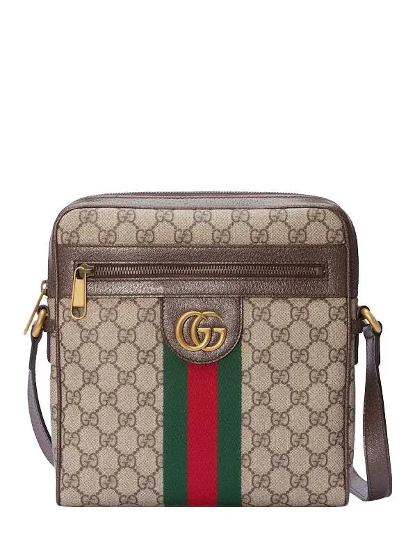 Gucci Ophidia Gg Small Messenger Bag - Beige/ebony