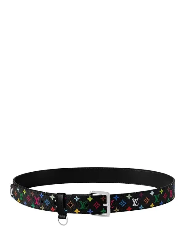 LOUIS VUITTON X Takashi Murakami D Ring 30mm Belt - Black Multicolored