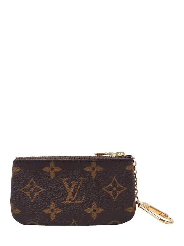 LOUIS VUITTON Key Pouch Monogram Brown - Brown Monogram