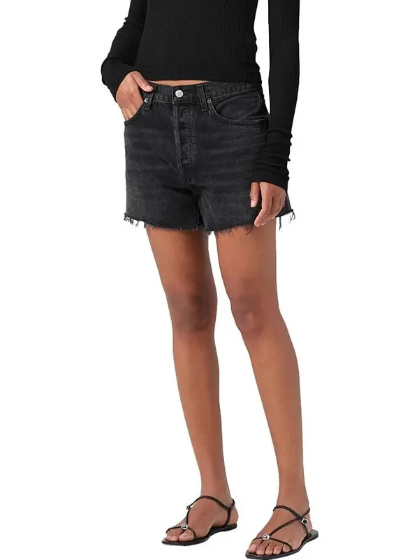 AGOLDE Parker Cutoff Shorts - Fright