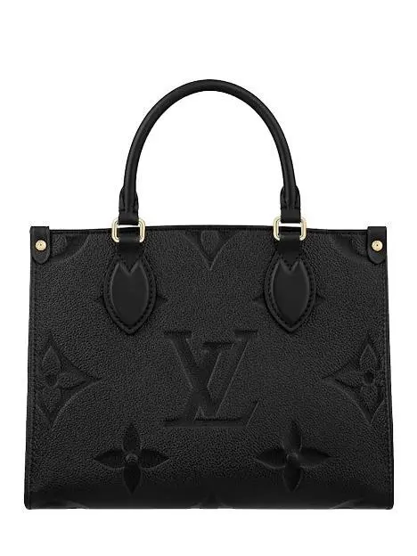 LOUIS VUITTON Onthego Empreinte Pm - Black