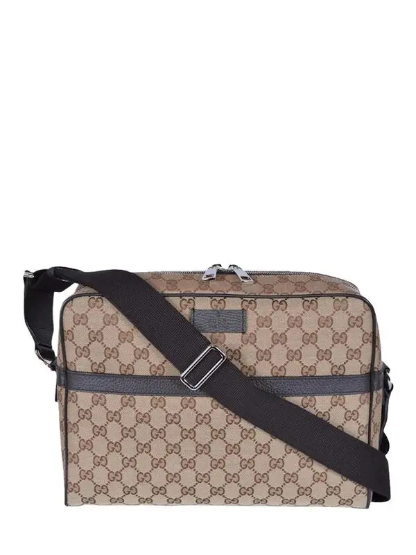 Gucci Gg Supreme Medium Camera Messenger Bag - Beige/ebony