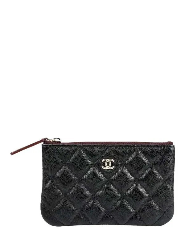 Chanel Classic Mini Zipped Pouch - Black (a82365)