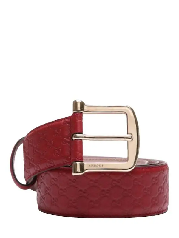Gucci Belt Microguccissima 1.5w - Red