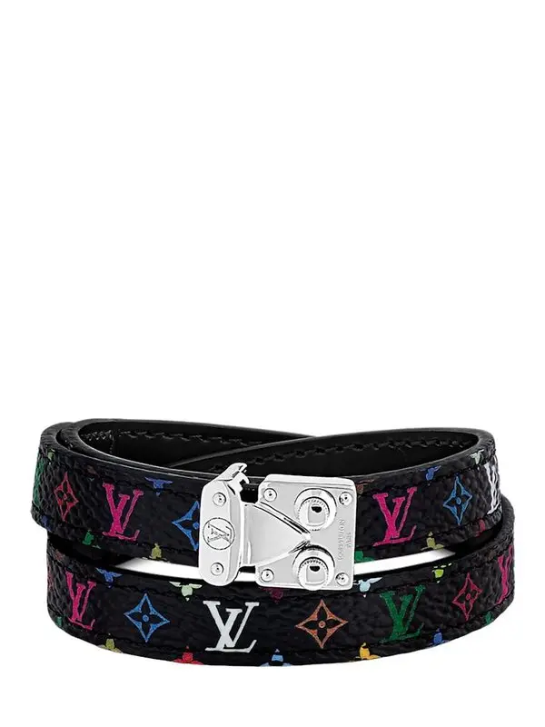 LOUIS VUITTON Signature Bracelet - Black Multicolored