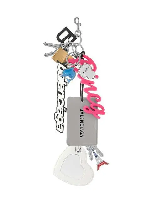 Balenciaga Turner Keychain - Multicolored