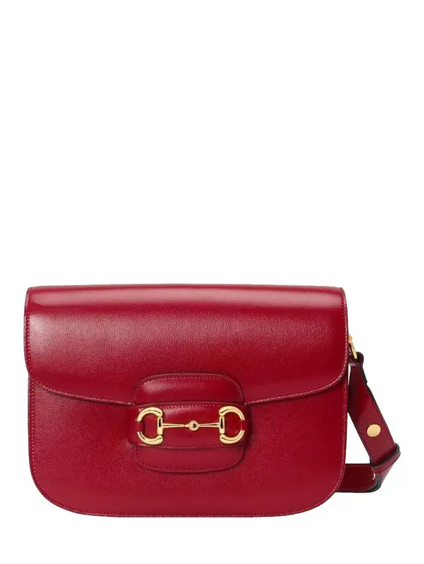 Gucci 1955 Horsebit Small Shoulder Bag - Red
