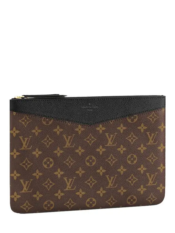 LOUIS VUITTON Daily Pouch Monogram Canvas - Noir