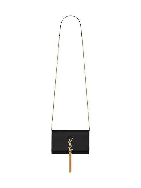 Saint Laurent Kate Tassel Chain Bag - Black