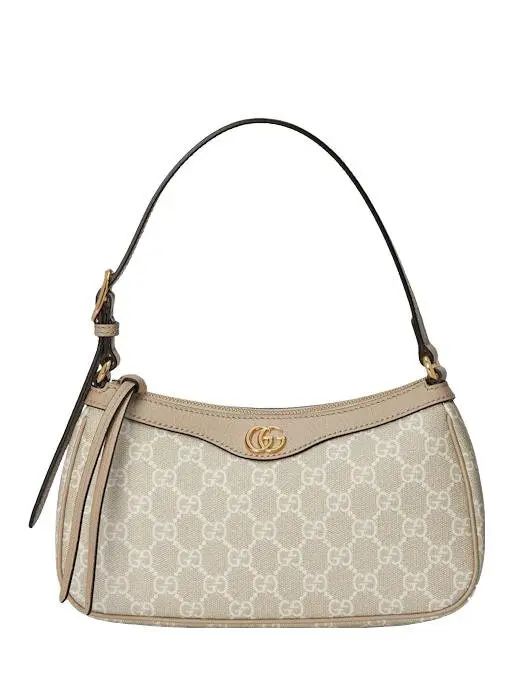 Gucci Ophidia Small Gg Supreme Handbag - Beige/white