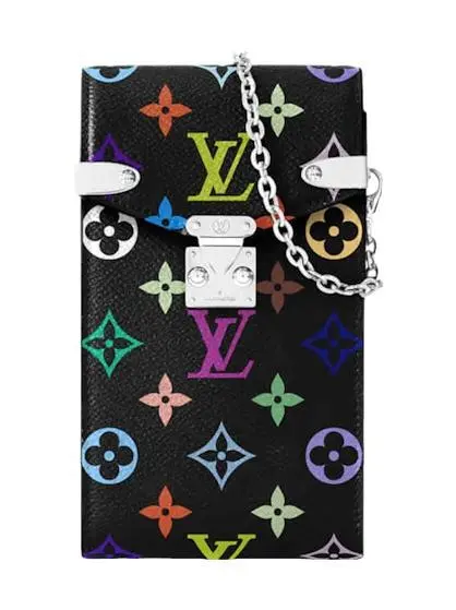 LOUIS VUITTON X Takashi Murakami Phone Pouch Metis - Black Multicolored