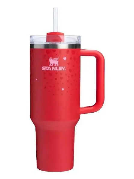 STANLEY X Target Exclusive Valentine's Day 40oz Tumbler - Ruby Hearts