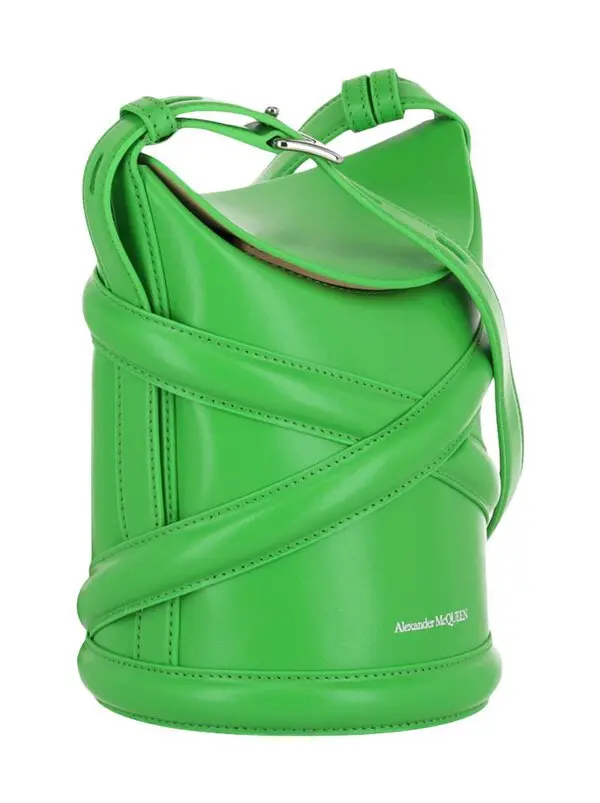 Alexander McQueen The Curve Small Bag - Acid Green