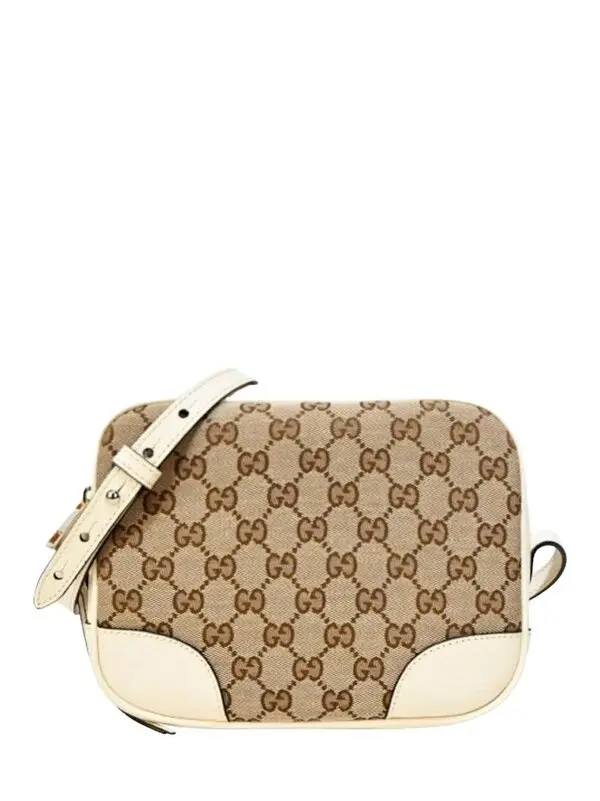 Gucci Bree Gg Guccissima Crossbody Bag - Beige/white