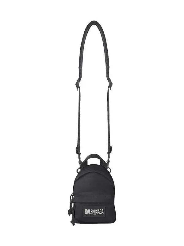 Balenciaga Oversized Crossbody Backpack Mini - Black