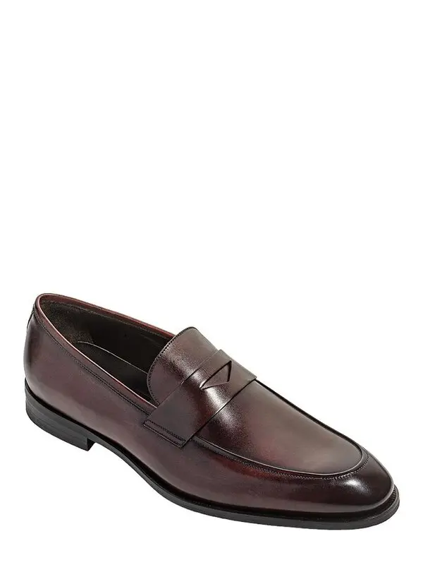 To Boot New York Jagger Penny Loafers - Bordo
