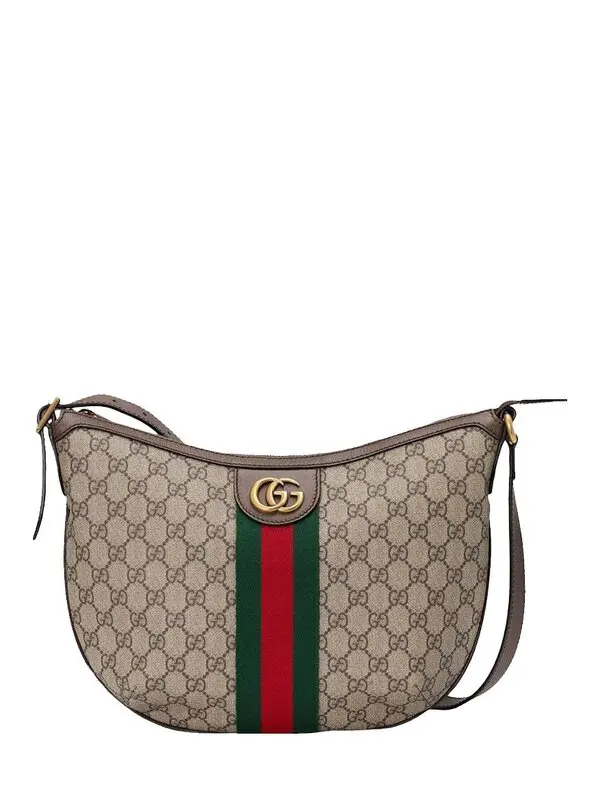 Gucci Ophidia Gg Small Shoulder Bag - Beige/ebony
