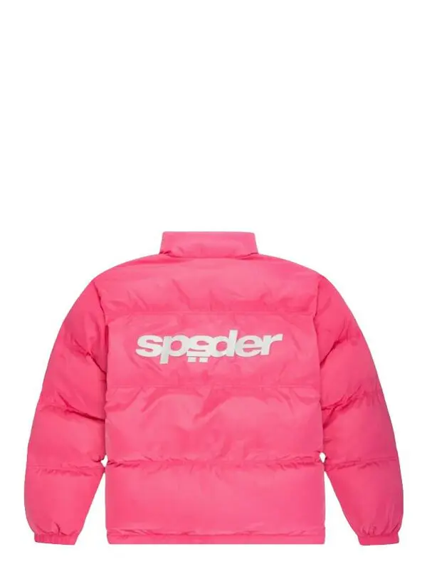 SP5DER 5star Puffer Jacket - Pink