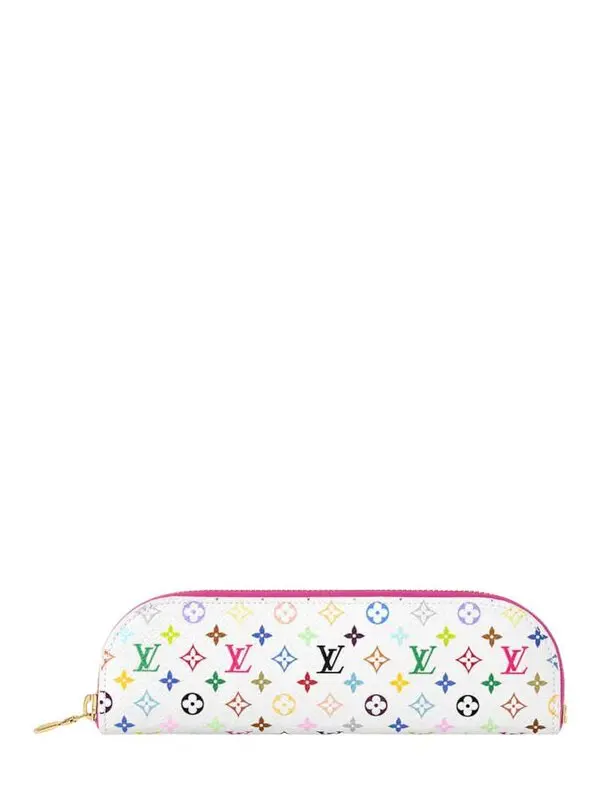 LOUIS VUITTON Monogram Multicolor Charlotte Pencil Pouch - White