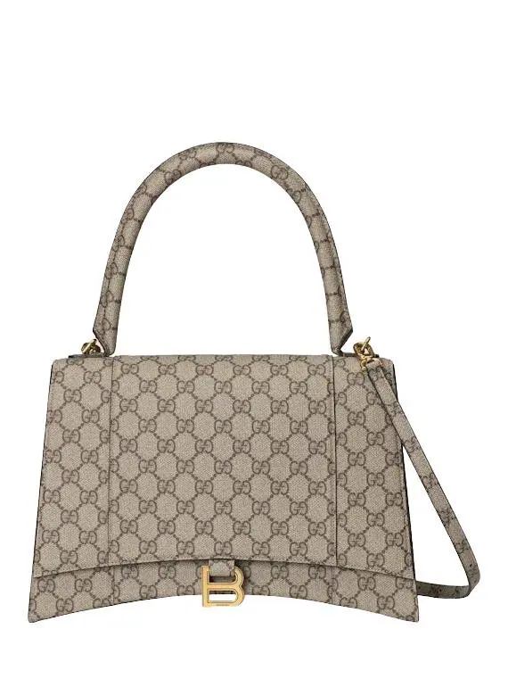 Gucci The Hacker Project Medium Hourglass Bag - Beige/ebony