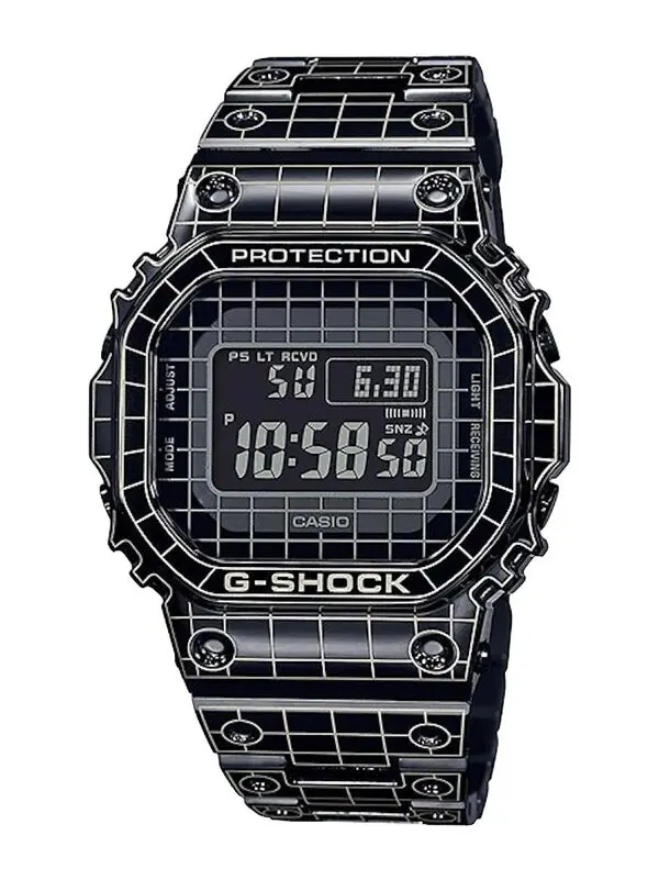 Casio G-shock 43mm Digital Watch - Stainless Steel