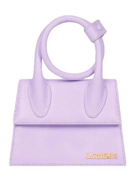 Jacquemus Le Chiquito Noeud Coiled Handbag - Lilac