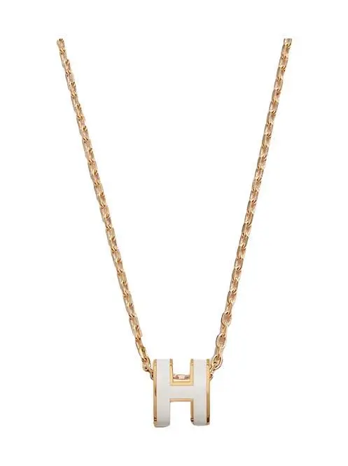 Hermès Mini Pop H Pendant - Blanc