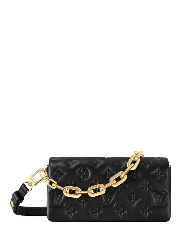 LOUIS VUITTON Pochette Coussin - Black