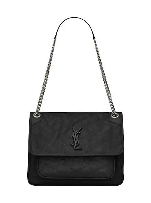 Saint Laurent Niki Shoulder Bag - Black
