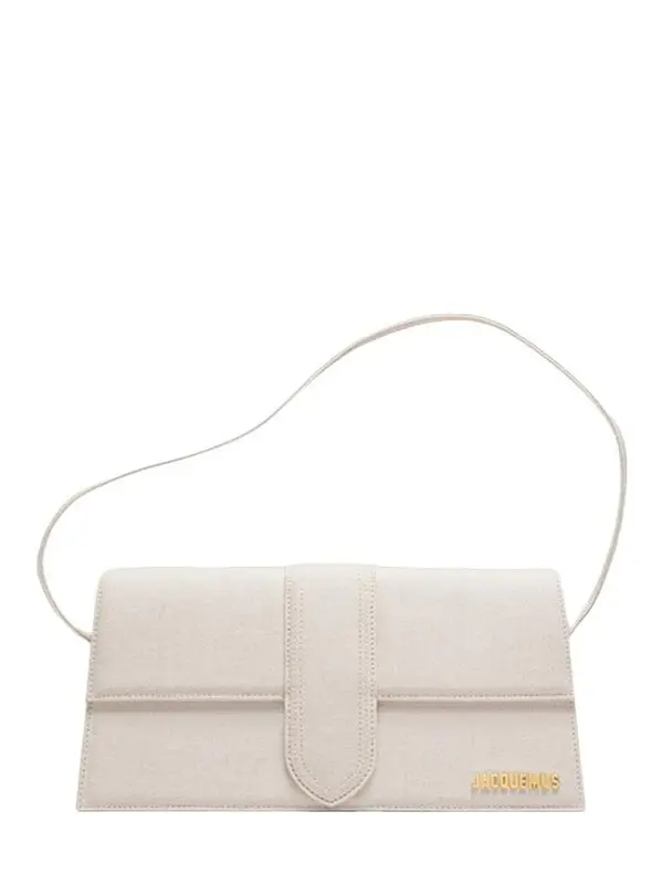 Jacquemus Le Bambino Long Flap Bag - Light Greige