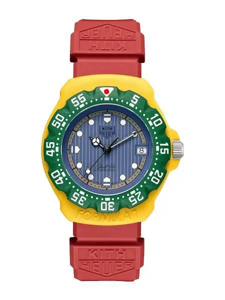Tag Heuer X Kith Formula 1 Hawaii Watch - Rubber