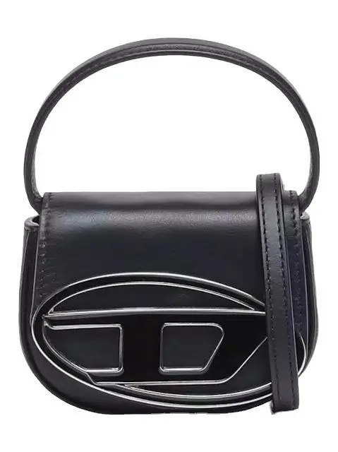 DIESEL 1dr Xs Mini Bag With D Plaque - Black