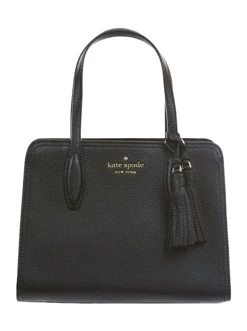 Kate Spade New York Rowe Leather Top Zip Small Satchel - Black