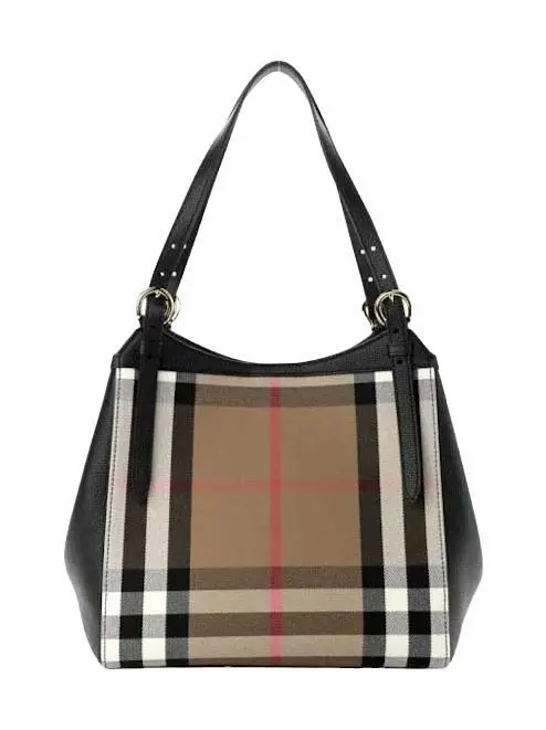 Burberry Sm Canterby Handbag - Beige/black