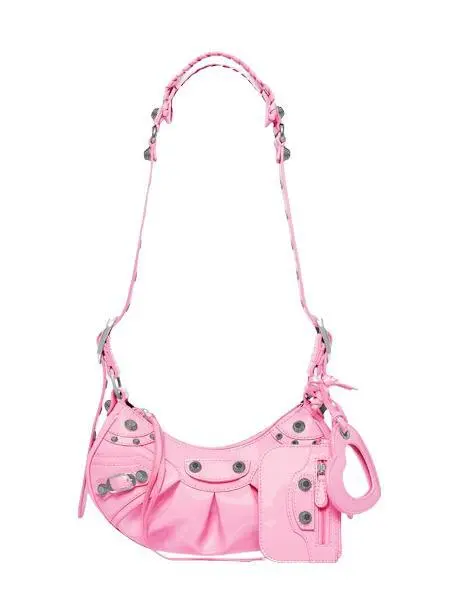 Balenciaga Le Cagole Xs Shoulder Bag - Pink Patent