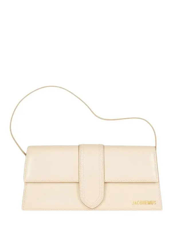 Jacquemus Le Bambino Long Flap Shoulder Bag - Ivory