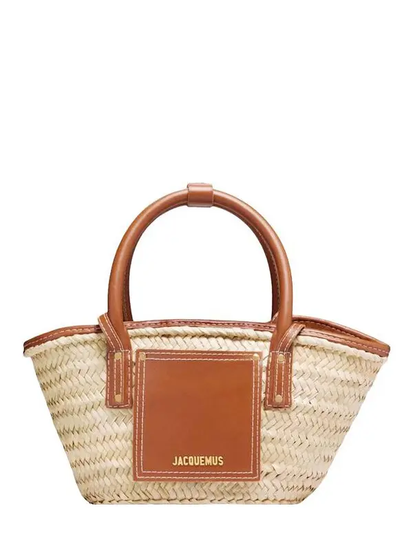 Jacquemus Le Petit Panier Soli Basket Bag - Light Brown