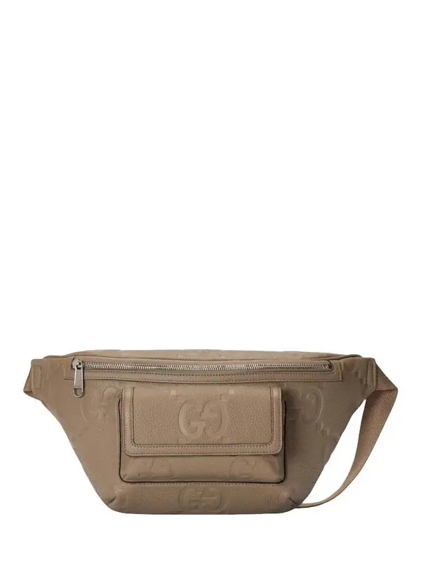 Gucci Jumbo Gg Belt Bag - Taupe