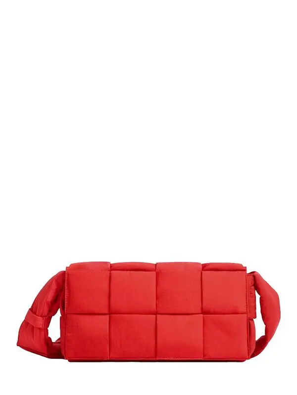 Bottega Veneta Padded Tech Cassette - Tomato