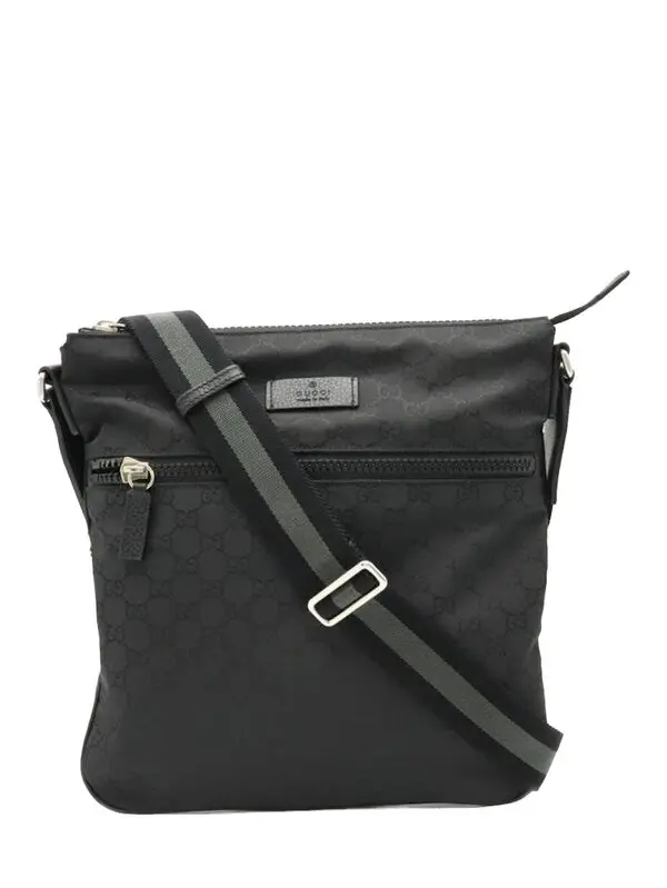 Gucci Gg Guccissima Messenger Bag - Black