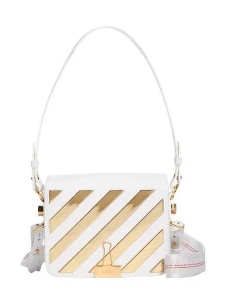 Off-White Off Flap Bag - White/gold