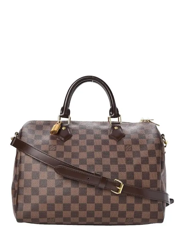 LOUIS VUITTON Speedy Bandouliere Damier Ebene 30 - Brown