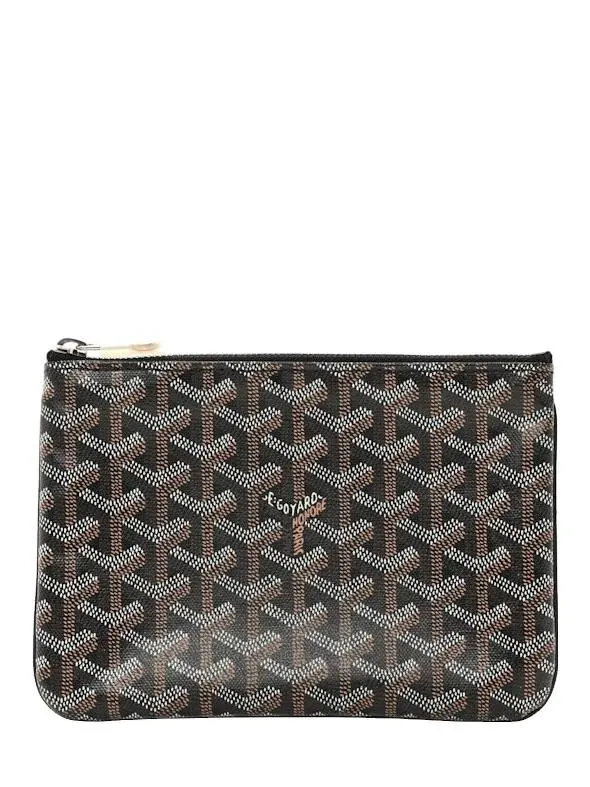 Goyard Senat Pouch Ine Pm - Black/tan