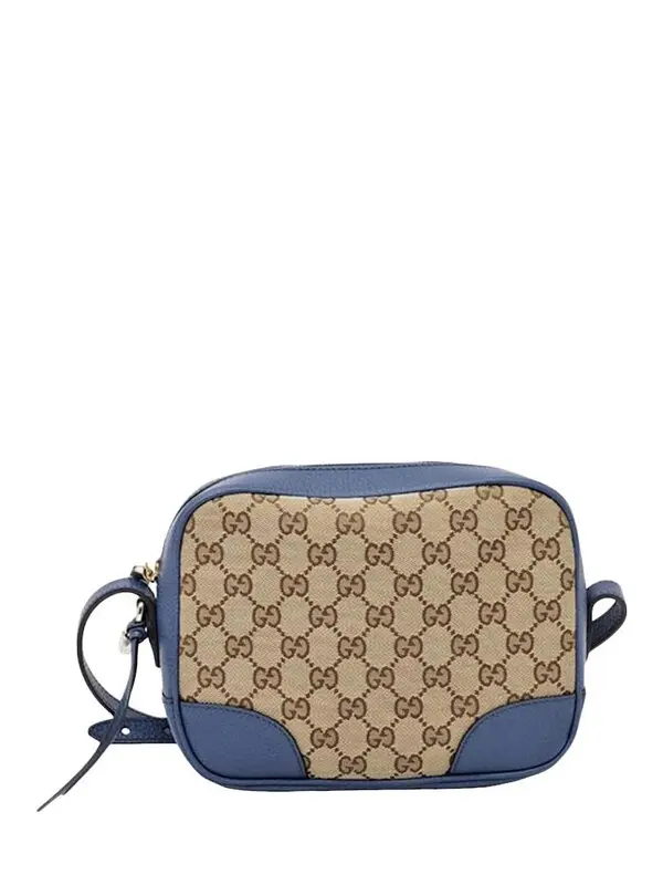 Gucci Bree Camera Bag Gg Supreme - Blue/beige