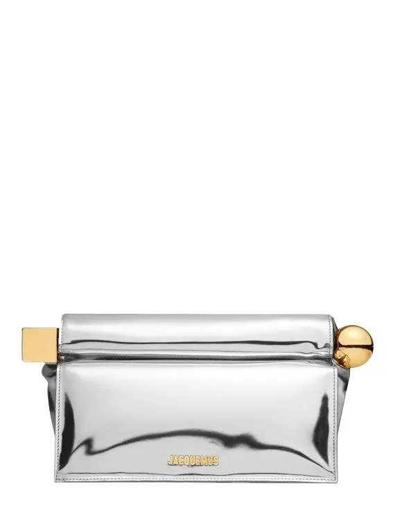 Jacquemus La Pochette Rond Carr - Silver
